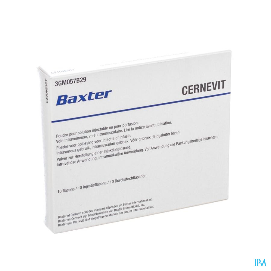 Cernevit Fl. 10 kopen - Pazzox, online apotheek zonder zorgen