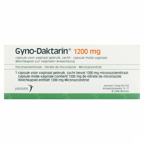 Gyno-daktarin Ovule 1 X 1200mg kopen - Pazzox, online apotheek