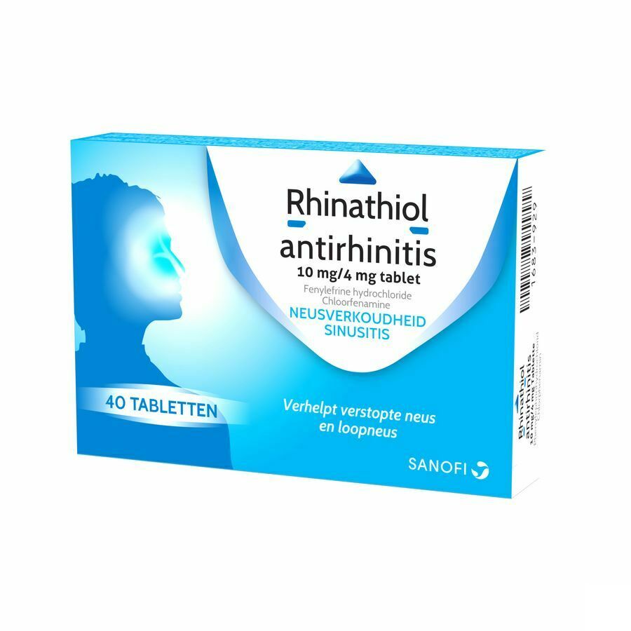 Rhinathiol Antirhinitis 40 Tabletten kopen - Pazzox, online apotheek