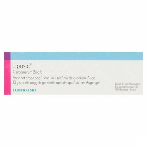 Liposic Ooggel 10g kopen - Pazzox, online apotheek zonder zorgen
