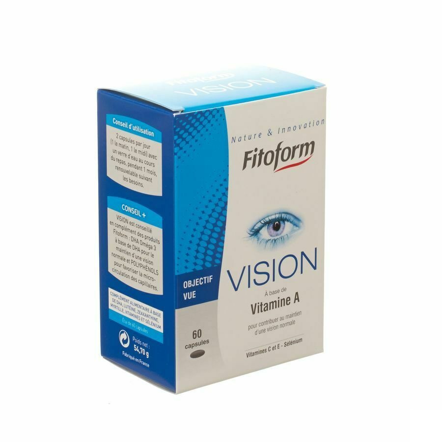 Vision Caps 60 Fitoform kopen - Pazzox, online apotheek zonder zorgen