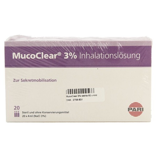 Mucoclear 3% Nacl Amp 60x4ml kopen - Pazzox, online apotheek