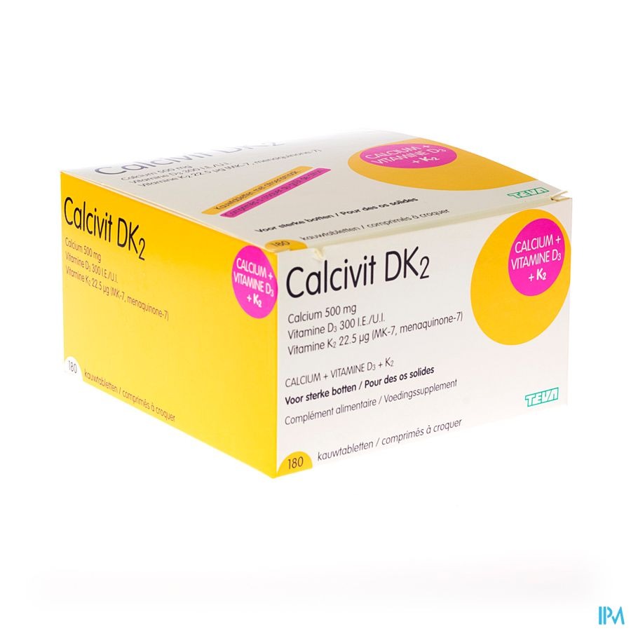 Calcivit Dk2 Kauwtabl 180 kopen - Pazzox, online apotheek