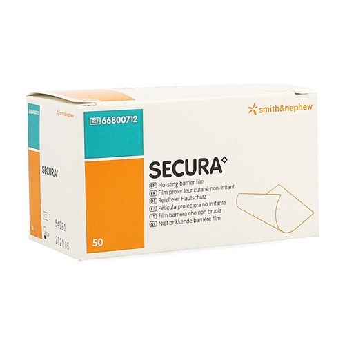 Secura No-sting Barrier Wipes 1ml 50 66800712 kopen - Pazzox