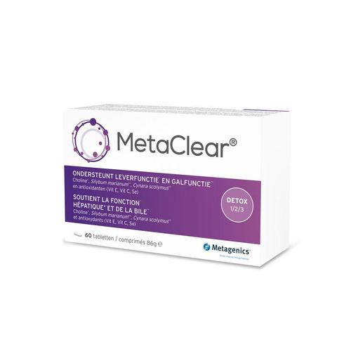 Metagenics MetaClear 60 Tabletten kopen - Pazzox, online apotheek
