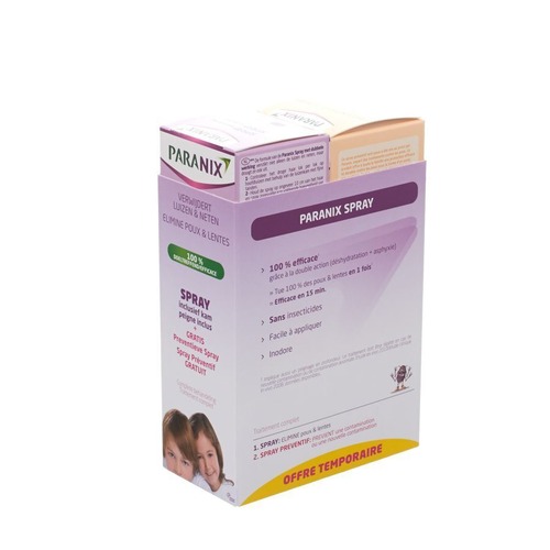 Paranix Duo Spray + Kam + Repel.+sleeve kopen - Pazzox