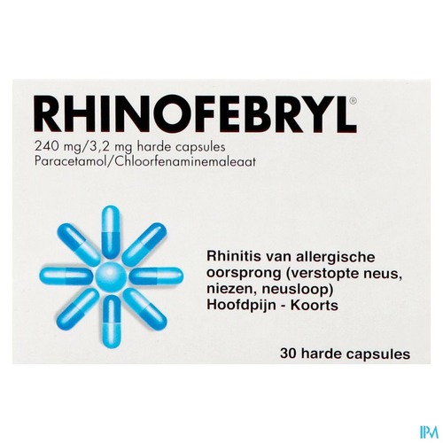 Rhinofebryl 30 Capsules kopen - Pazzox, online apotheek zonder zorgen