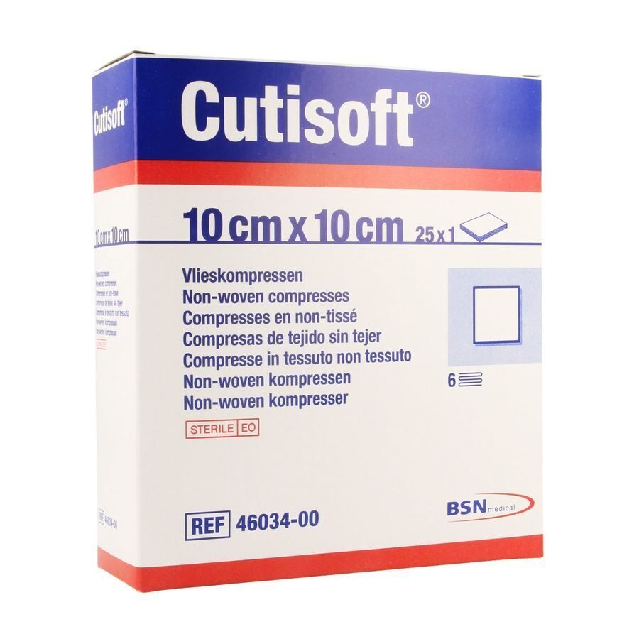 Cutisoft Ster Non Woven 10,0x 10,0cm 25 kopen - Pazzox