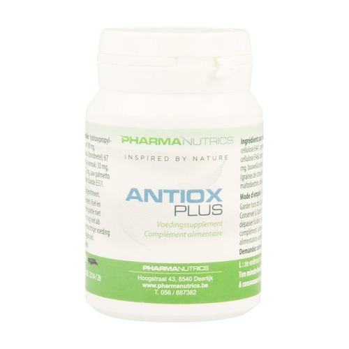 Antiox Plus V-caps 60 Pharmanutrics kopen - Pazzox, online apotheek