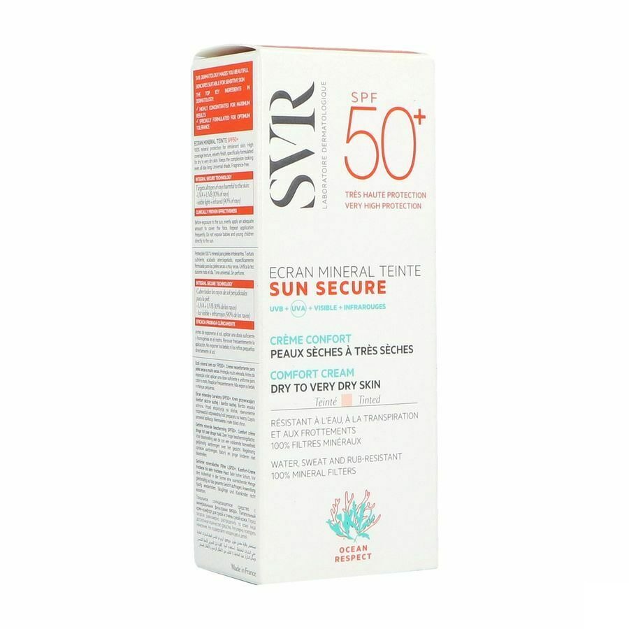Svr Sun Secure Gekleur.miner.droge Huid Sp50+ 60ml kopen - Pazzox