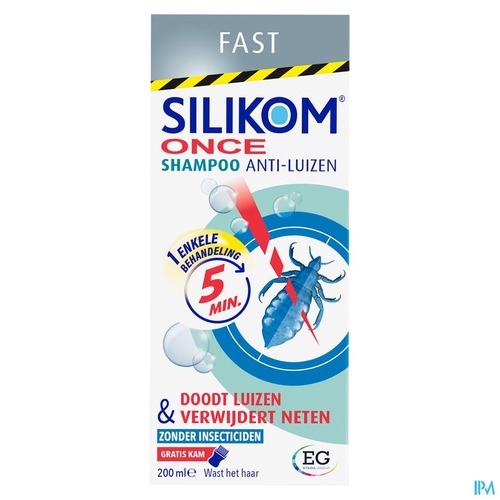 Silikom Once Shampoo Anti-Luizen en Neten Zonder kopen - Pazzox
