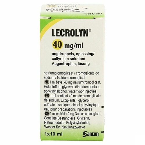 Lecrolyn 40mg/ml Oogdruppels 10ml kopen - Pazzox, online apotheek