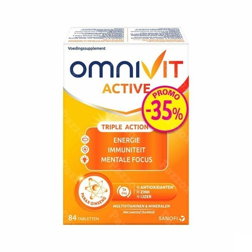Omnivit Active Triple Action 84 Tabletten kopen - Pazzox