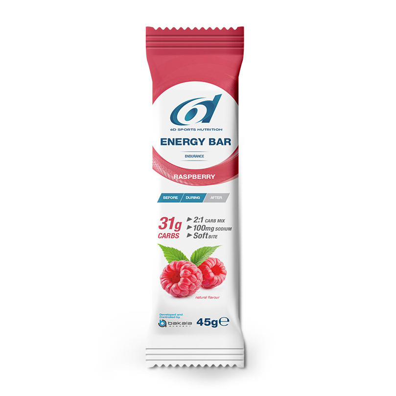 6d Sixd Energy Bar Raspberry 45g kopen - Pazzox, online apotheek