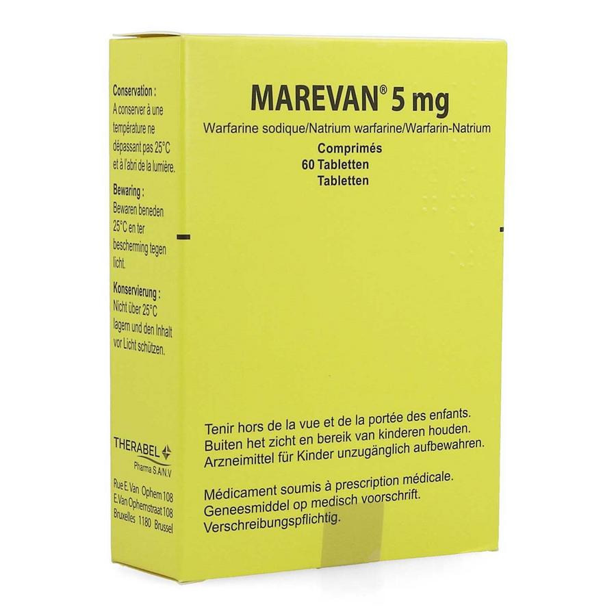 Marevan Comp 60 X 5mg kopen - Pazzox, online apotheek zonder zorgen