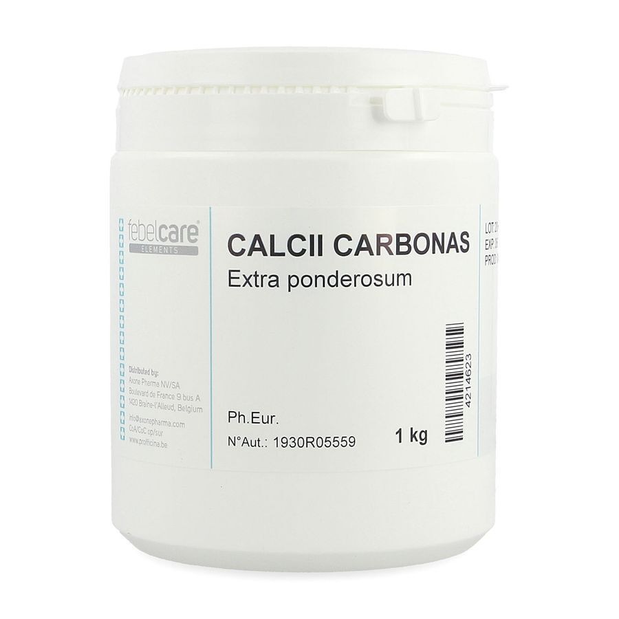 Calciumcarbonaat Extra Zwaar 1kg Febelcare kopen - Pazzox