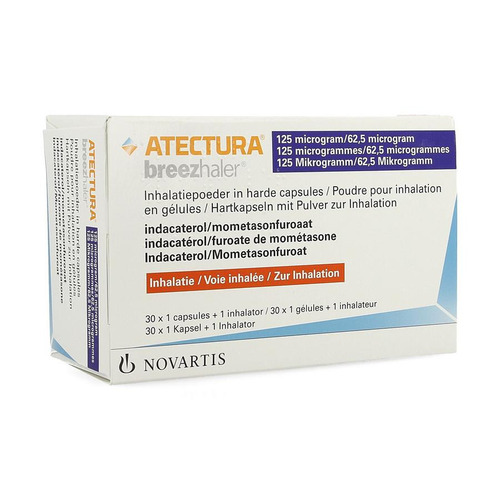 Atectura Breezhaler 125/ 62,5mcg Pdr Inhal Caps 30 kopen - Pazzox
