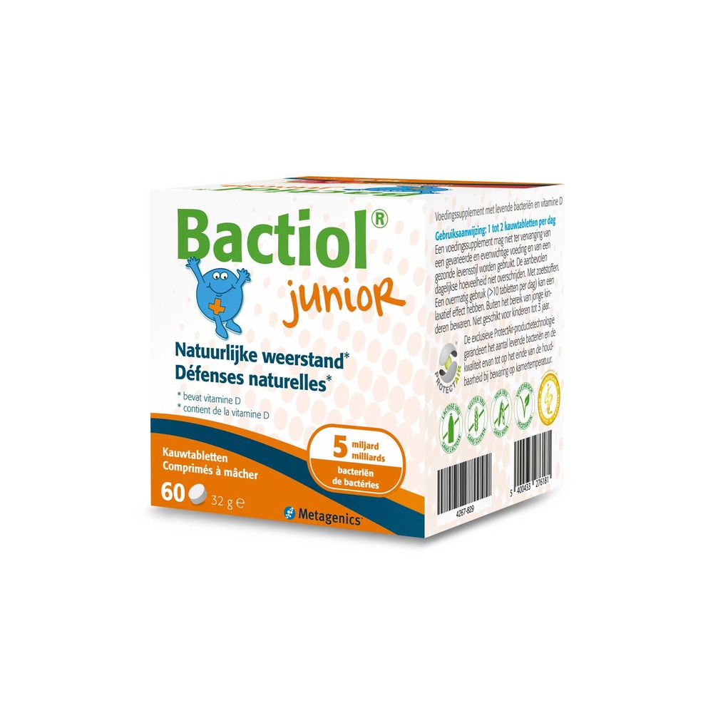 Bactiol Junior Voedingssupplement Probiotica 60 kopen - Pazzox
