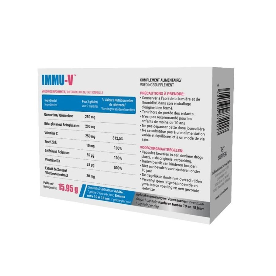 Immu-v Caps 20 kopen - Pazzox, online apotheek zonder zorgen