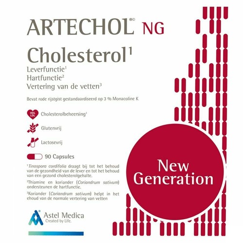 Artechol NG Cholesterol 90 Capsules kopen - Pazzox, online apotheek