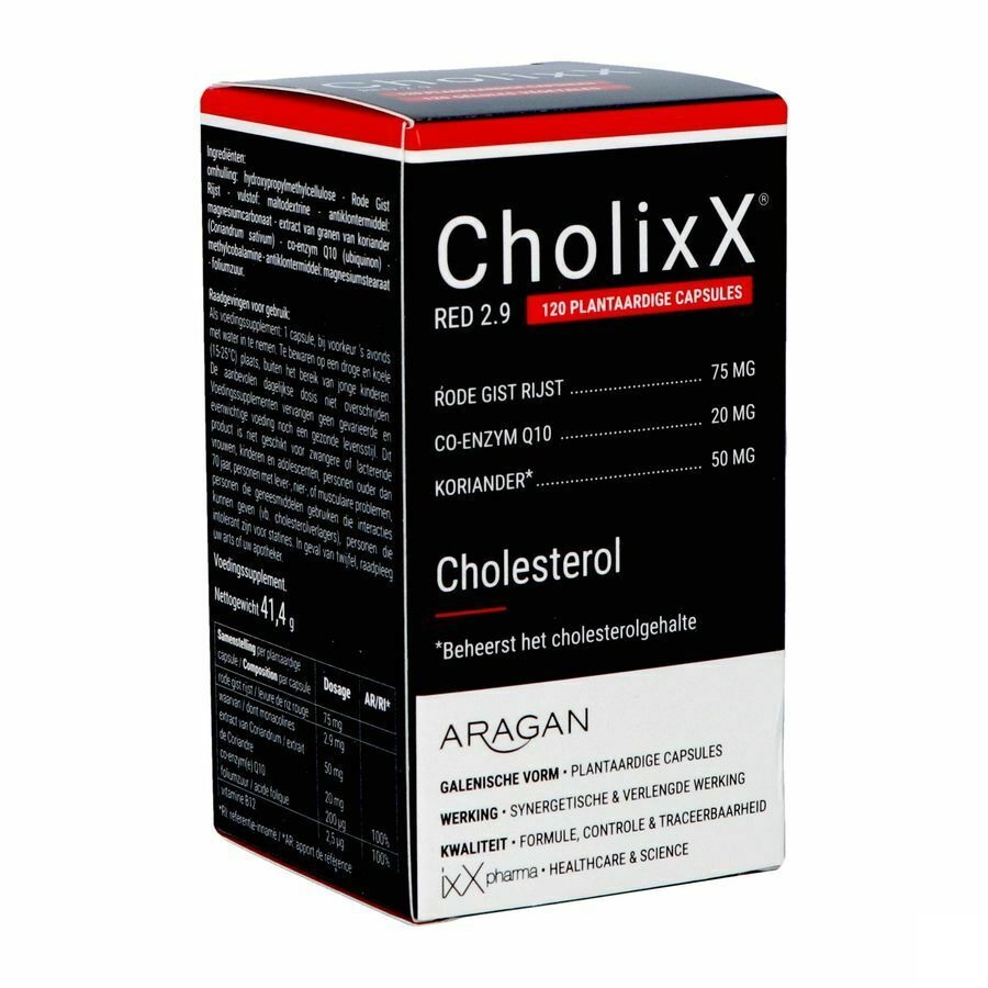 CholixX Red 2.9 Cholesterol 120 Capsules kopen - Pazzox