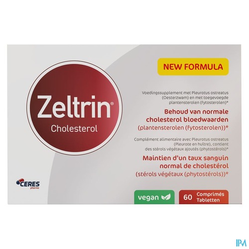 Zeltrin Cholesterol 60 Tabletten kopen - Pazzox, online apotheek