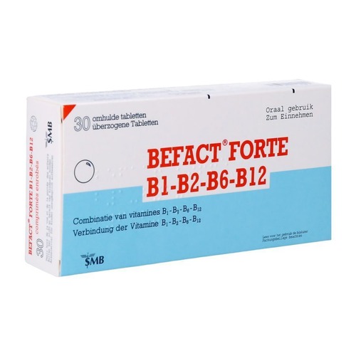 Befact Forte B1-b2-b6-b12 Omhulde Tabl 30 kopen - Pazzox